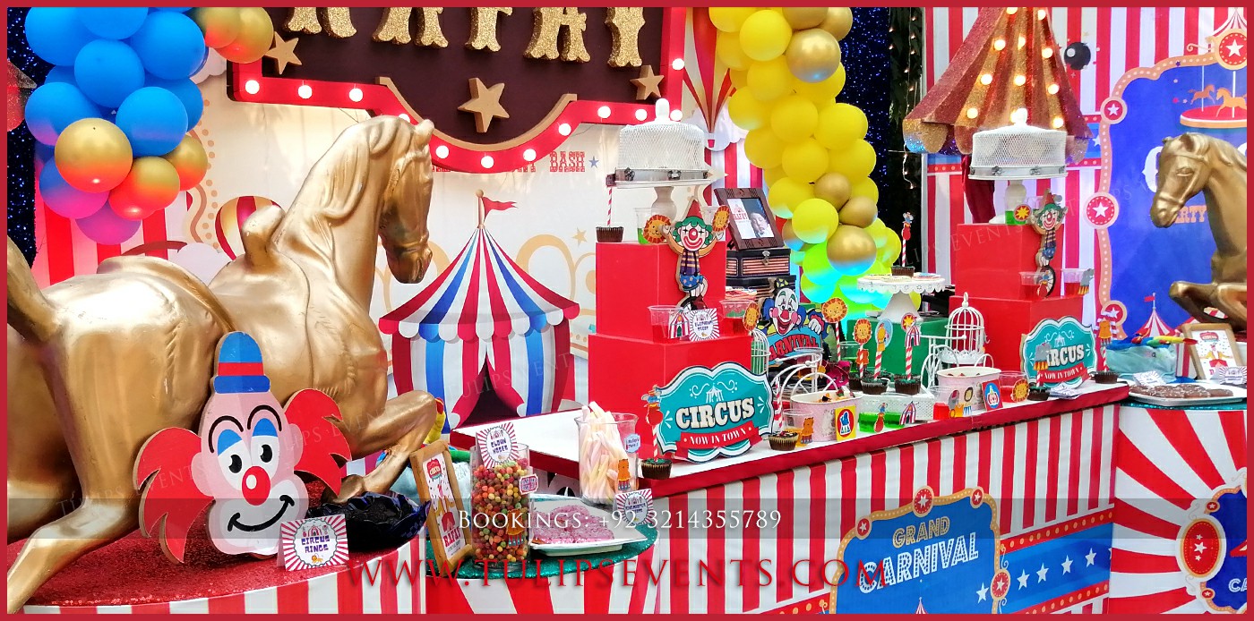 Grand carnival theme party decor ideas in Pakistan