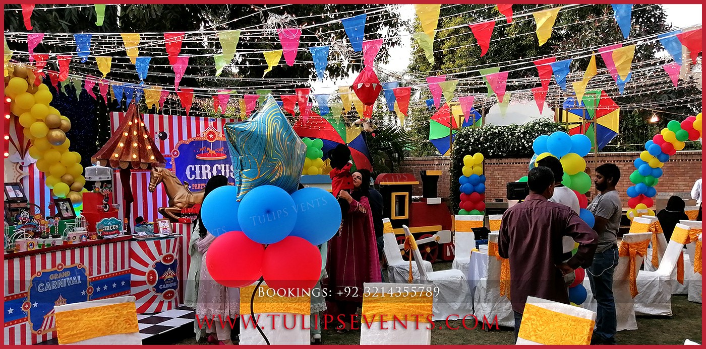 Grand carnival theme party decor ideas in Pakistan
