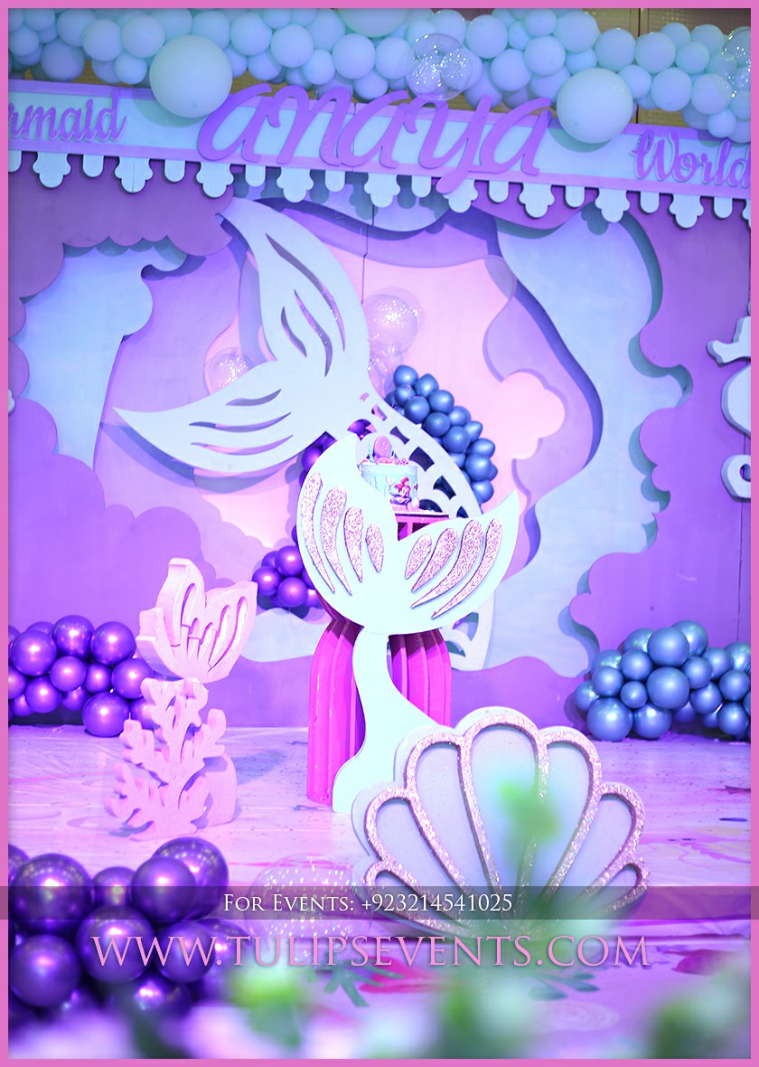 Little Mermaid Birthday Decor in Lahore | 2025 Theme