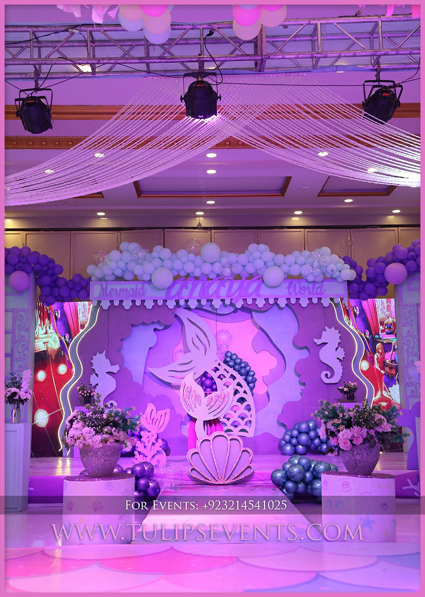 Little Mermaid Birthday Decor in Lahore | 2025 Theme